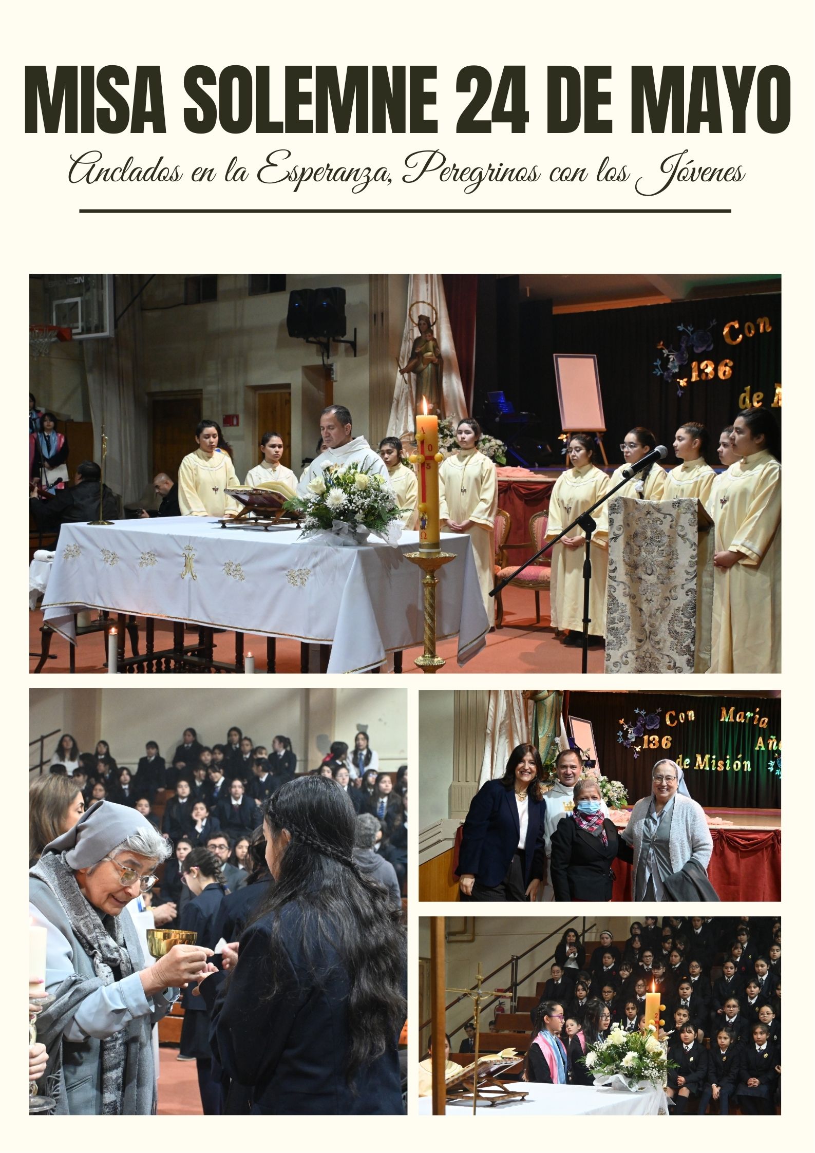 Celebración de la Misa Solemne 2025: Anclados en la Esperanza, Peregrinos con los Jóvenes